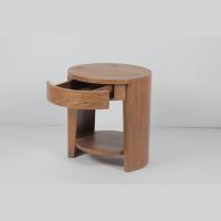 China Wood Bottom Corner Round Cabinet Night Stand Minimalist Bedside for sale