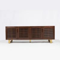 China Modern Fashionable Solid Wood TV Stand Cabinet For Living Room for sale