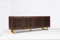 China Modern Fashionable Solid Wood TV Stand Cabinet For Living Room for sale