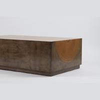 China Clean Lines Square Solid Wood Coffee Table For Living Room Furniture for sale