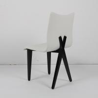 China Overlapping Legs Modern Elegant Dining Chairs Contemporary Style for sale
