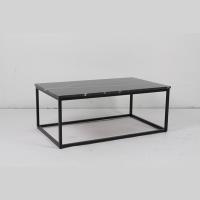 China Nordic Style Marble Top Stainless Steel Base Coffee Table For Living Room for sale