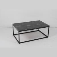 China Nordic Style Marble Top Stainless Steel Base Coffee Table For Living Room for sale
