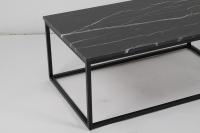China Nordic Style Marble Top Stainless Steel Base Coffee Table For Living Room for sale