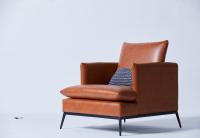 China Leather  Single Leisure Chair Luxury Modern Indoor Living Room Furniture for sale