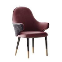 China Flannel Fabric Furniture Dining Room Chairs Luxury for sale