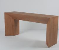 China Console Table Luxury Hotel Bedside Tables Solid Wood Simplism Design for sale