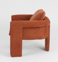 China Living Room Velvet Tri Leg Leisure Chair Upholstered Modern Design for sale