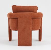 China Living Room Velvet Tri Leg Leisure Chair Upholstered Modern Design for sale