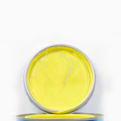 China Acrylic Lemon Yellow Car Paint 2K Auto Refinish Coating ISO14001 OEM 2:1:0.3 Mix Ratio for sale