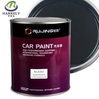 China 2K Matte Black Car Paint Acrylic Repairing Paint 0.5L 1L 2L 4L for sale