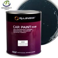 China 2K Black Car Paint Spray Automotive Liquid Coating ISO9001 2L Mix Ratio 2:1:0.3 for sale