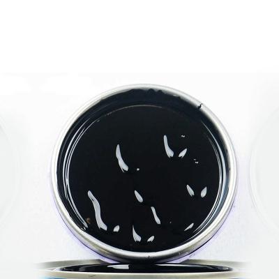 China 2K Black Bright Color Auto Refinish Paint 2:1:0.3 Mix Ratio 40-60um Thickness for sale