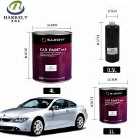 China 2K Bright Red Automotive Car Paint Weather Resistant Liquid Coating 2L 4L for sale