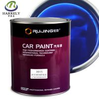 China Blue 2K Auto Refinishing Paint 0.5L 1L Bright Car Liquid Coating ISO14001 for sale