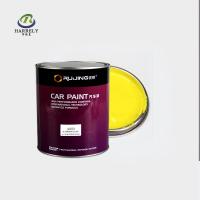 China Greenish Yellow 2K Acrylic Car Paint Brilliant Glossy Spray 0.5L 1L for sale