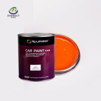 China 2K Orange Yellow Acrylic Spray Car Paint 2 1 0.3 Mix Ratio Auto Body Repair Paint ISO9001 for sale