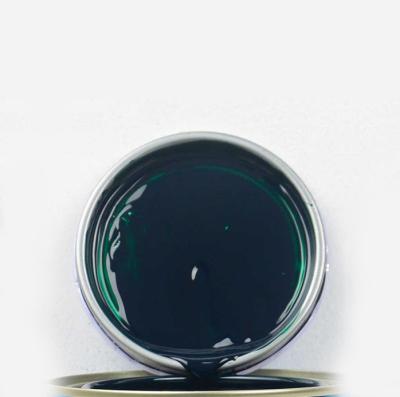 China Green High Gloss 2K Car Refinish Paint 0.5L 1L 2L 4L Solid Color Coating for sale