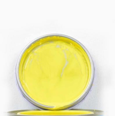 China 2K Lemon Yellow Acrylic Car Paint Spray for Automotive Repair 2:1:0.3 Mix Ratio for sale