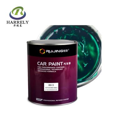 China Green Glossy Car Paint 1K Standard Bright Refinish Coating 9003-01-4 for sale