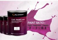 China Green Glossy Car Paint 1K Standard Bright Refinish Coating 9003-01-4 for sale