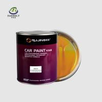 China 1K Iron Yellow Transparent Car Paint High Gloss Automotive Coating 1L for sale