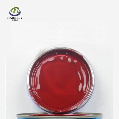 China 1K Transparent Red Acrylic Car Paint Brilliant Glossy Coating 1L for Auto Body Repair for sale