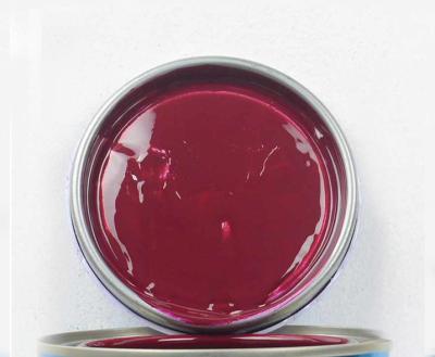 China 1K Rose Red Metallic Car Paint 4L Acrylic Spray Paint for Auto Refinish for sale