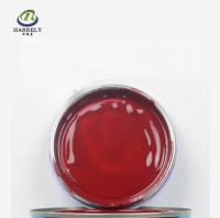 China Transparent 1K Acrylic Car Paint Red Metallic Automotive Refinish OEM 1L for sale