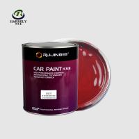 China Transparent 1K Acrylic Car Paint Red Metallic Automotive Refinish OEM 1L for sale