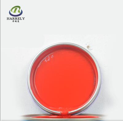 China Weather Resistant 1K Acrylic Car Paint Bright Red 1L for Automotive Lacquer Coating for sale