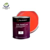 China Weather Resistant 1K Acrylic Car Paint Bright Red 1L for Automotive Lacquer Coating for sale