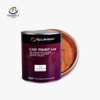 China 1K Acrylic Resin Orange Red Pearl Car Paint 0.5L 1L 2L 4L Color Coating for sale