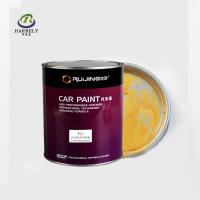 China OEM Yellow Pearl 1K Car Paint Repair Spray 400ml Automotive Liquid Coating for sale