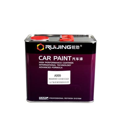 China Brilliant Acrylic Spray Clear Coat 2K Varnish 2L for Car Refinishing High Gloss for sale