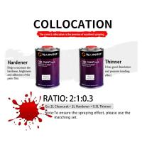 China Anti Corrosion Automotive Clear Coat Transparent Acrylic Varnish 2K 1L 2L 4L 5L for sale
