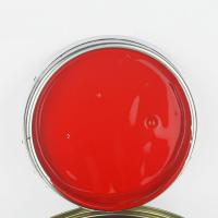 China 1K Bright Red Solid Color Car Paint Anti-UV 1K Lacquer for sale