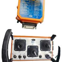 China Second-Hand HBC727 Five-Arm Remote Control for Zhonglian Pump Truck One Set 24 Pin Split Type for sale