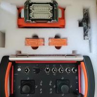 China Customized HBC735 Putzmeister Pump Truck Parts Wireless Remote Control Assemblies Two Handles Construction Machinery Parts Made for sale