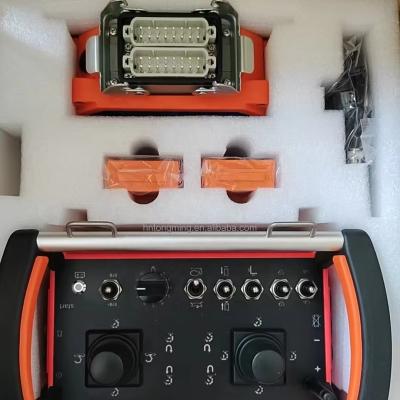 China Customized HBC735 Putzmeister Pump Truck Parts Wireless Remote Control Assemblies Two Handles Construction Machinery Parts Made for sale