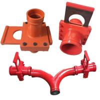 China Concrete Pump Pipe DN125 Pump Pipe Directional Valve Hydraulic Shut-off Valve Thickened Shut-off Valve 5 Inches for sale