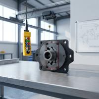 China 262146003 Pressure Pump SAE-D A4VG125 Charge Pump for Concrete Pump Truck Hydraulic Parts for sale