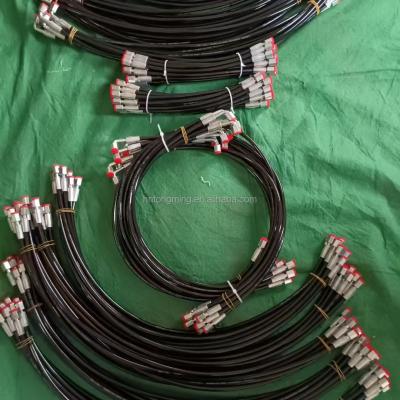 China High-Pressure Resin Hydraulic Hose Assembly Kit for Construction Machinery Featuring Oil Pipe and Nylon Components for sale