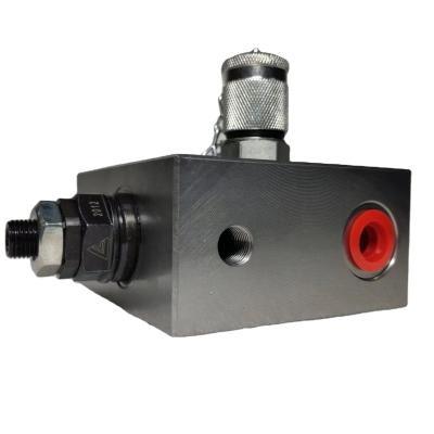 China Old Self-made Waterproof Valve Concrete Pump Truck Accessories Hydraulic Valve  Sanyi Pump Truck for sale