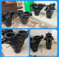 China Supply of Y-type Valve Y-shaped Tube Construction Machinery Parts   Concrete HBT60 ram Pump Maintenance Parts for sale