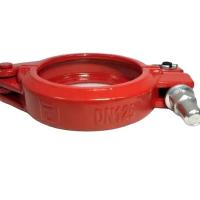 China New DN125 Red Concrete Pump Truck Pipe Card (tongming Brand) for Building Material Sani Pump Truck for sale