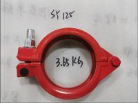 China New DN125 Red Concrete Pump Truck Pipe Card (tongming Brand) for Building Material Sani Pump Truck for sale