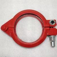 China New DN125 Red Concrete Pump Truck Pipe Card (tongming Brand) for Building Material Sani Pump Truck for sale