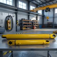 China Customized Inquiry for Sanyi Pump Truck Support Leg Deployment Oil Cylinder Main Oil Cylinder Piston Rod Pump Truck Accessories for sale