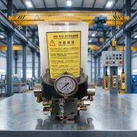 China New Hydraulic Automatic Lithium Grease Lubrication Pump with Glass Cylinder for sale